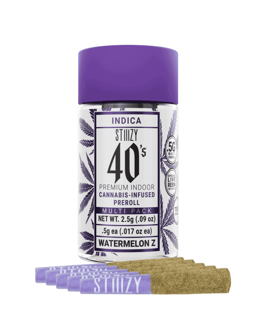 Stiiizy 40's | Infused Prerolls | 5pk - Buddies NJ Weed Delivery