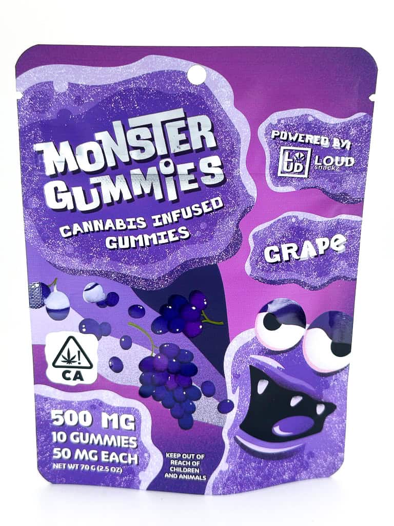 Monster Gummies | 10ct | 500mg - Buddies NJ Weed Delivery