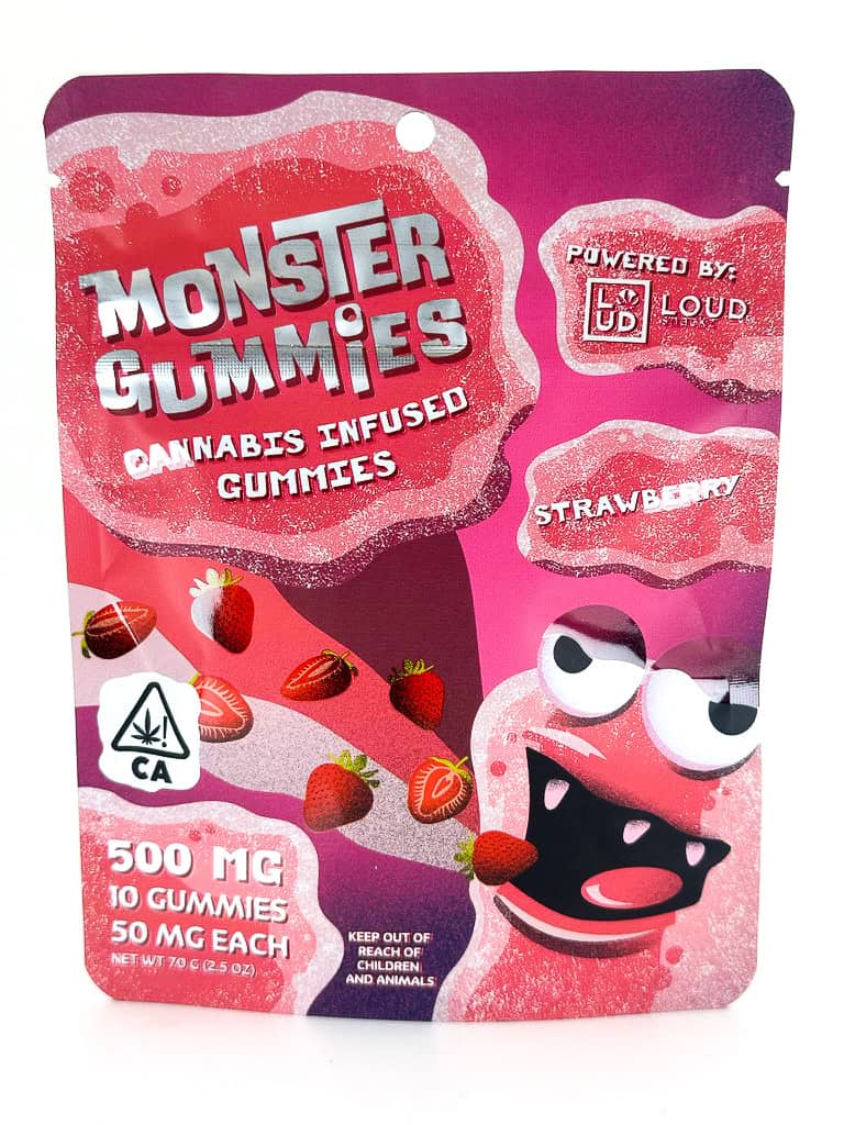 Monster Gummies | 10ct | 500mg - Buddies NJ Weed Delivery